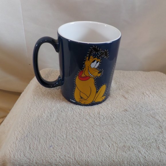 Disney | Dining | Disney Pluto Ceramic Coffee Mug Large | Poshmark